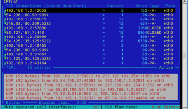 Monitor per process network bandwidth on linux with nethogs - BinaryTides