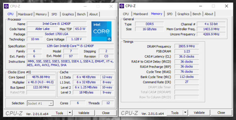 Cpu Z Ram Memory Details Explained Frequency And Timings Binarytides