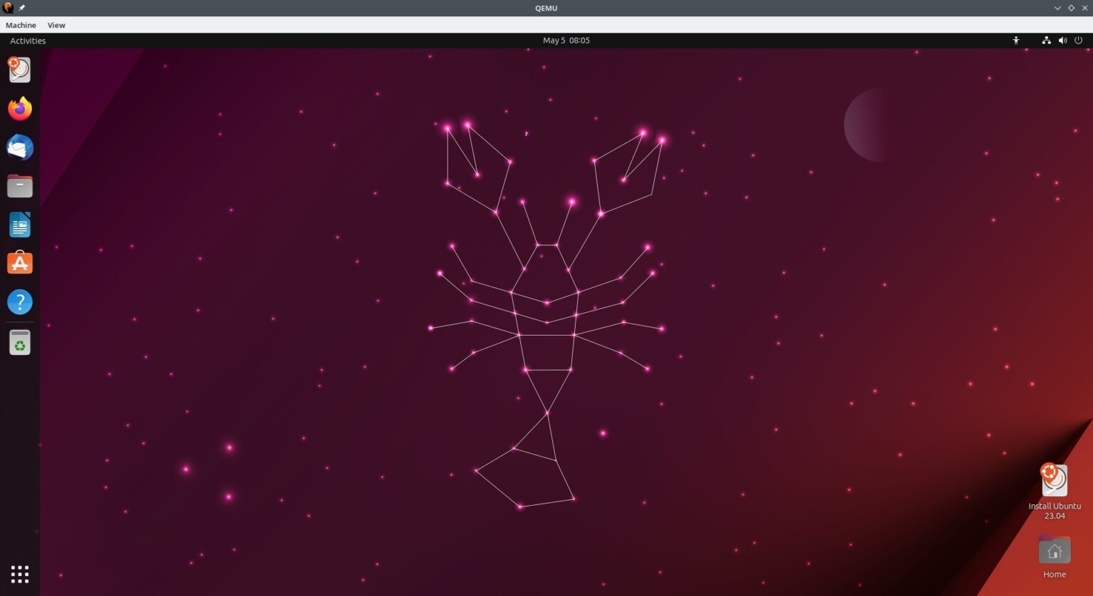 How to Boot Ubuntu 23.04 Live ISO with Qemu/KVM on Ubuntu Host - BinaryTides
