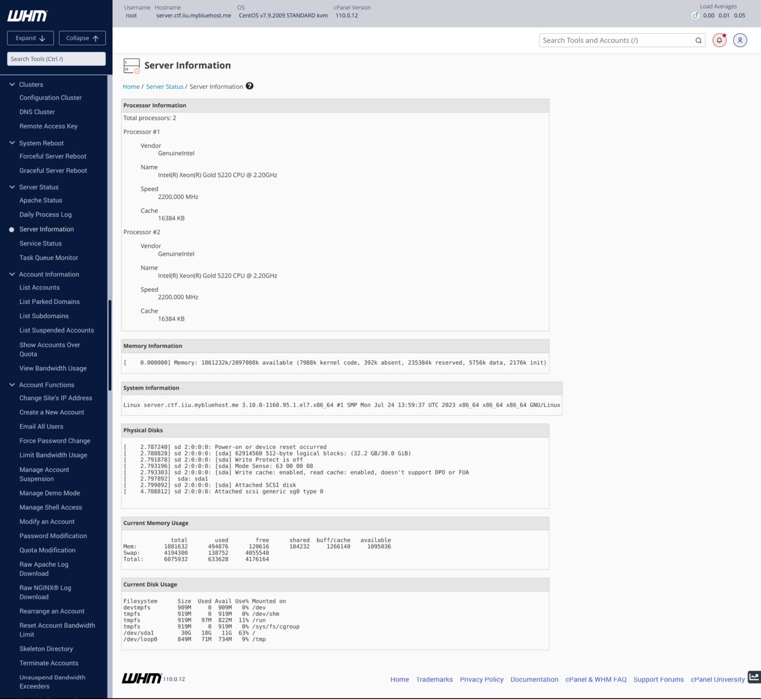 How to clean up disk space on Cpanel WHM based VPS servers - BinaryTides
